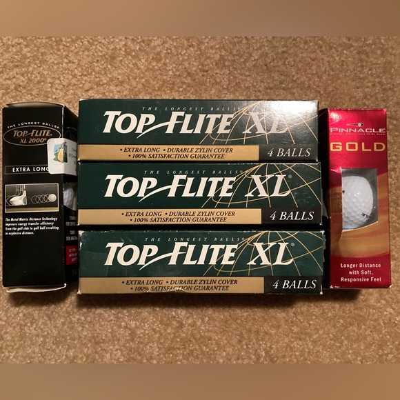 Top-flight | Games | 8 New Golf Balls In Package | Poshmark